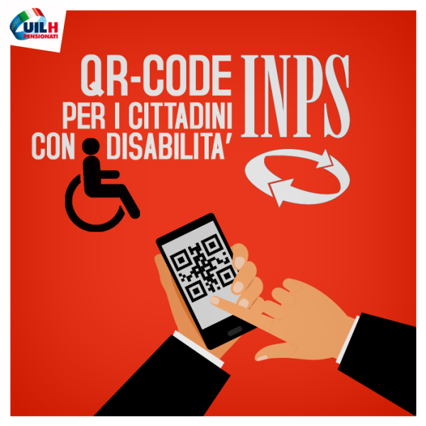 QR-Code INPS, invalidità civile - Uilp